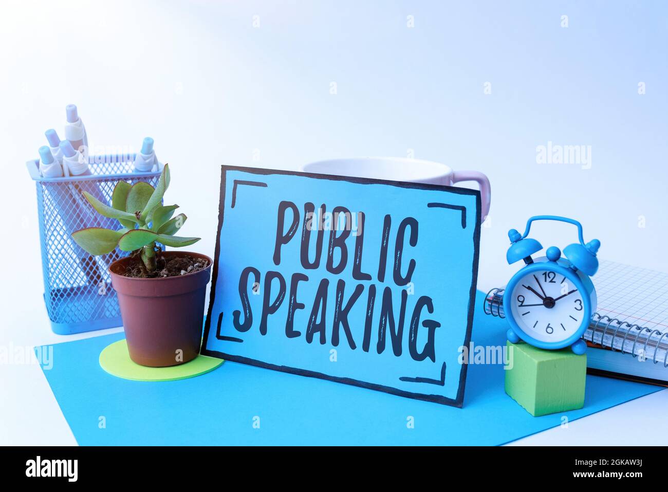 Text caption presenting Public Speaking. Internet Concept art of ...