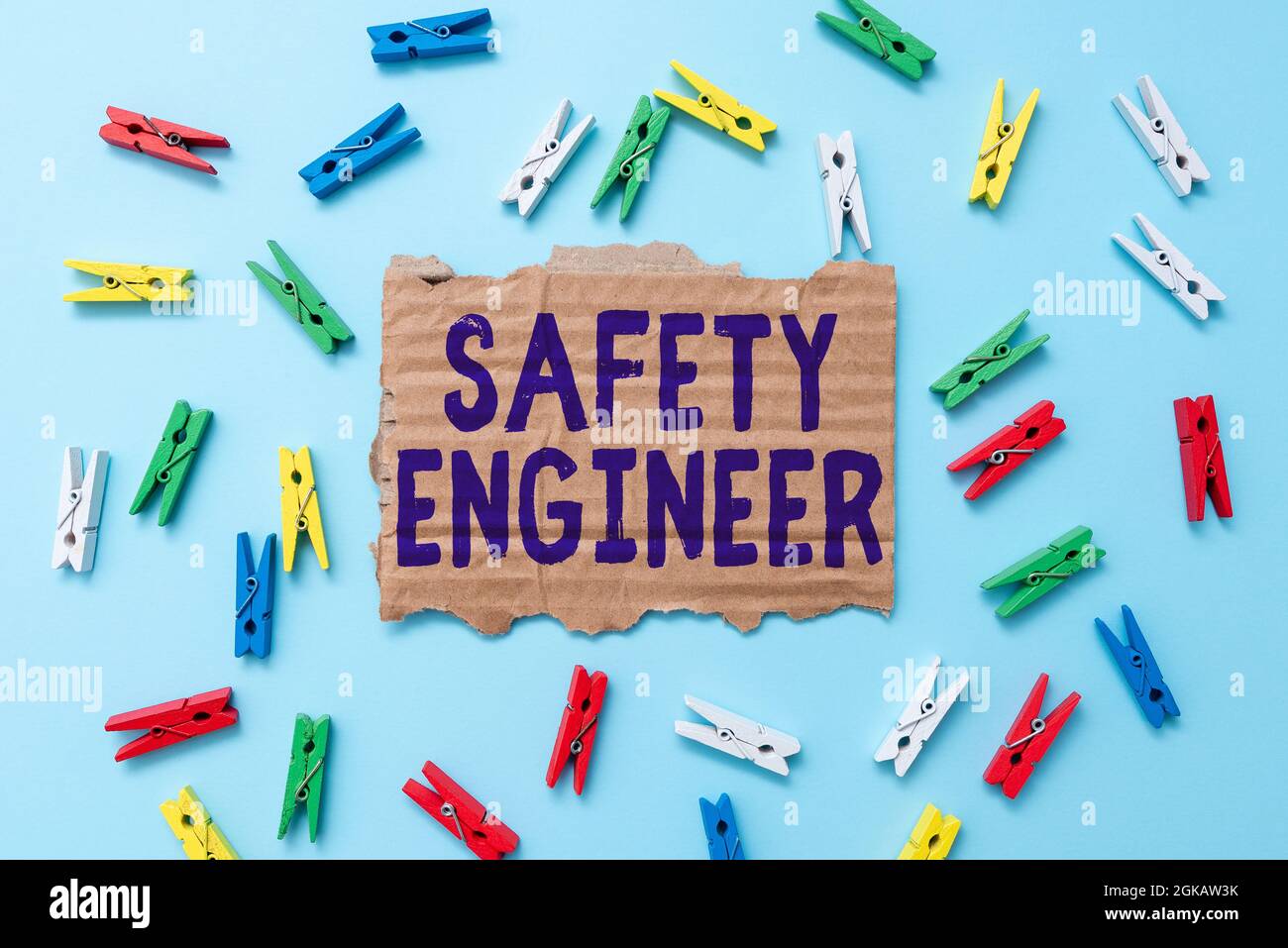 Sign displaying Safety Engineer. Business idea person who inspects all ...