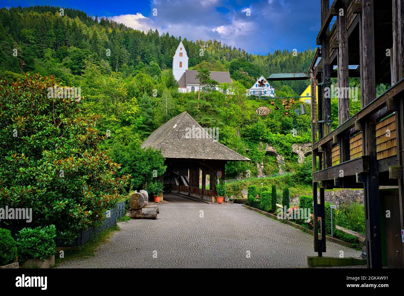 Forbach Schwarzwald Black Forest Germany Stock Photo - Alamy