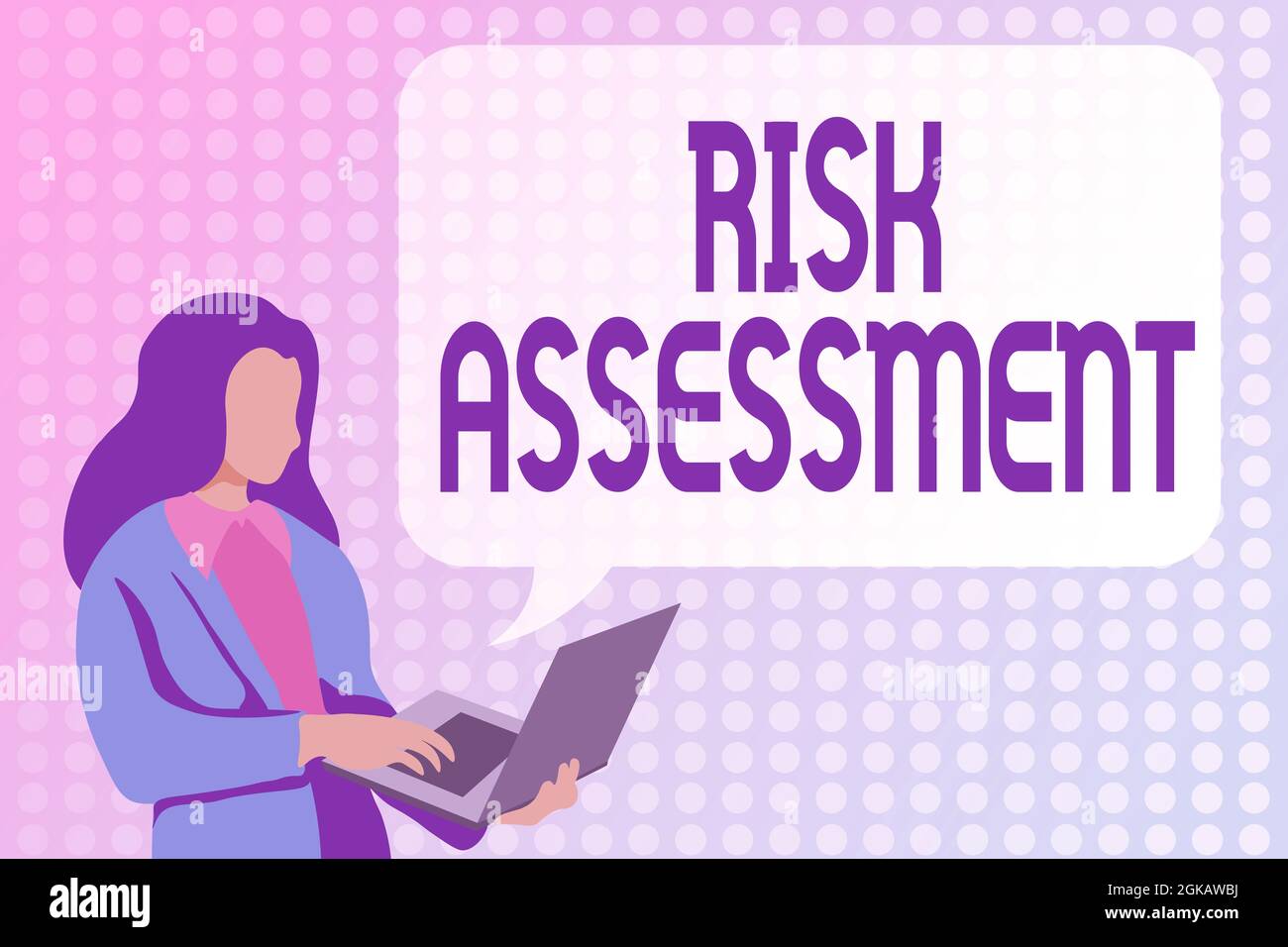 Hand writing sign Risk Assessment. Conceptual photo estimation of the ...