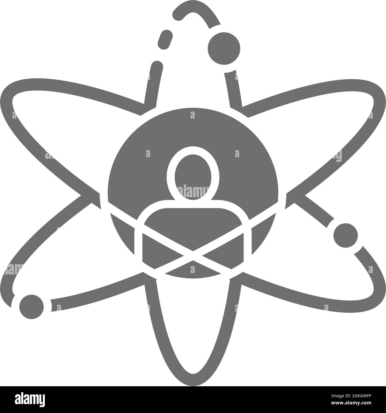 Monochrome molecule man hi-res stock photography and images - Alamy