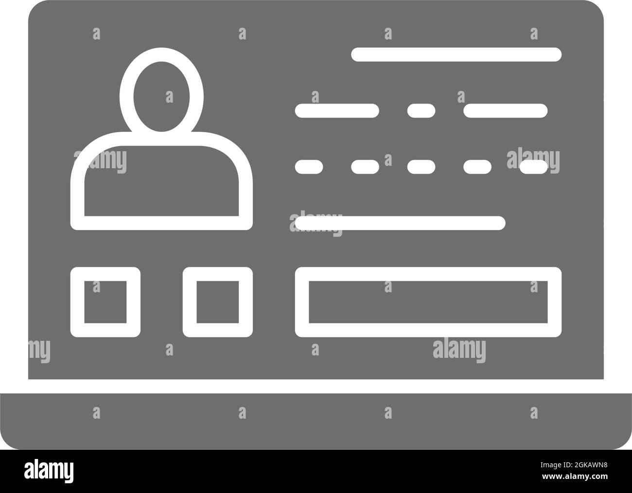 Resume photo Stock Vector Images - Alamy