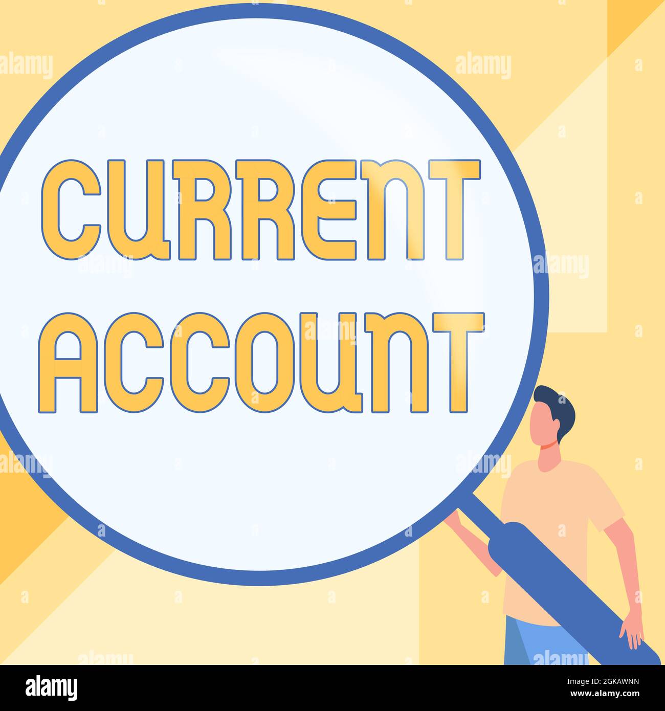 Inspiration showing sign Current Account. Concept meaning personal bank ...