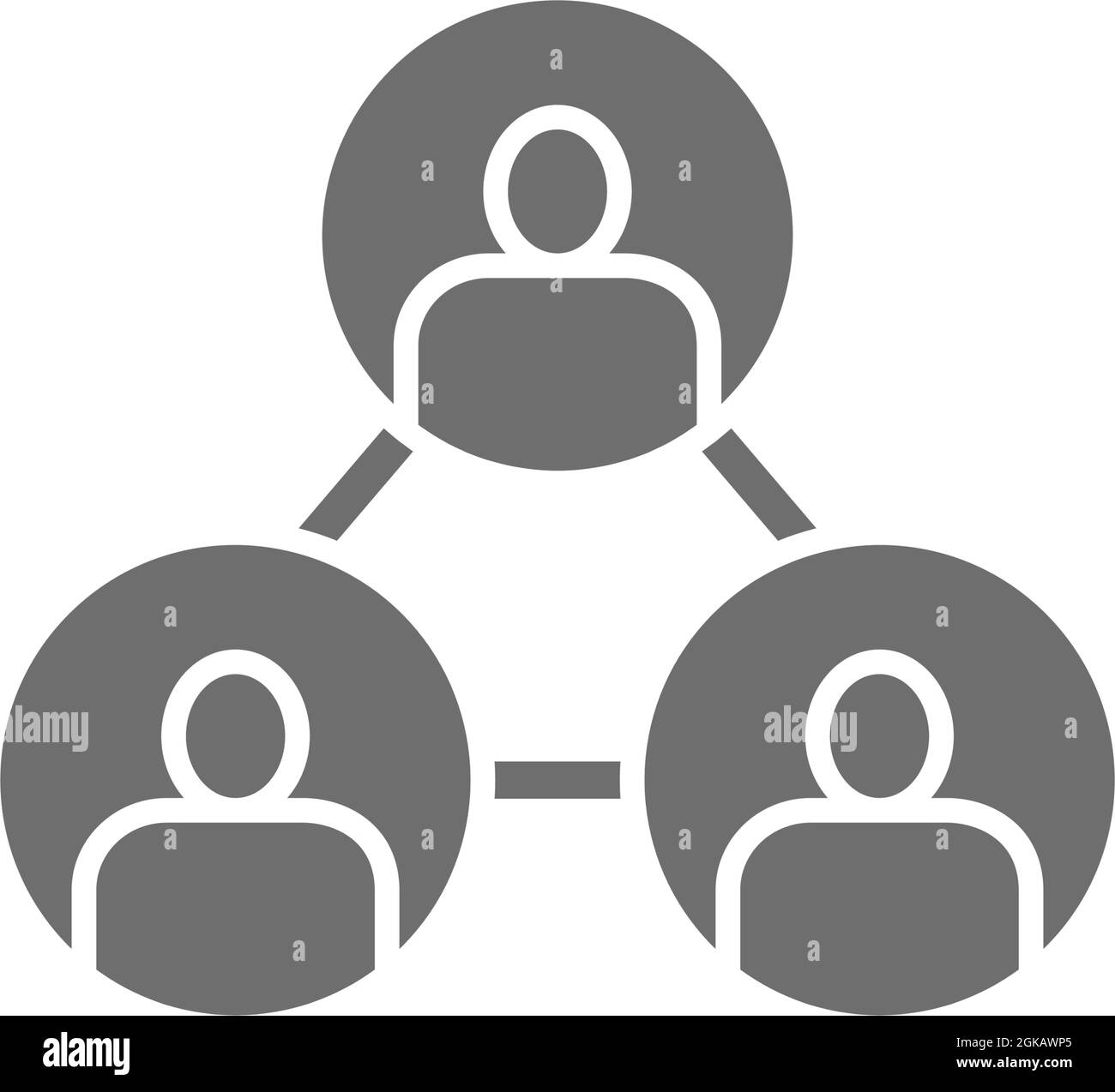 Business community, teamwork, people connection, blockchain grey icon ...