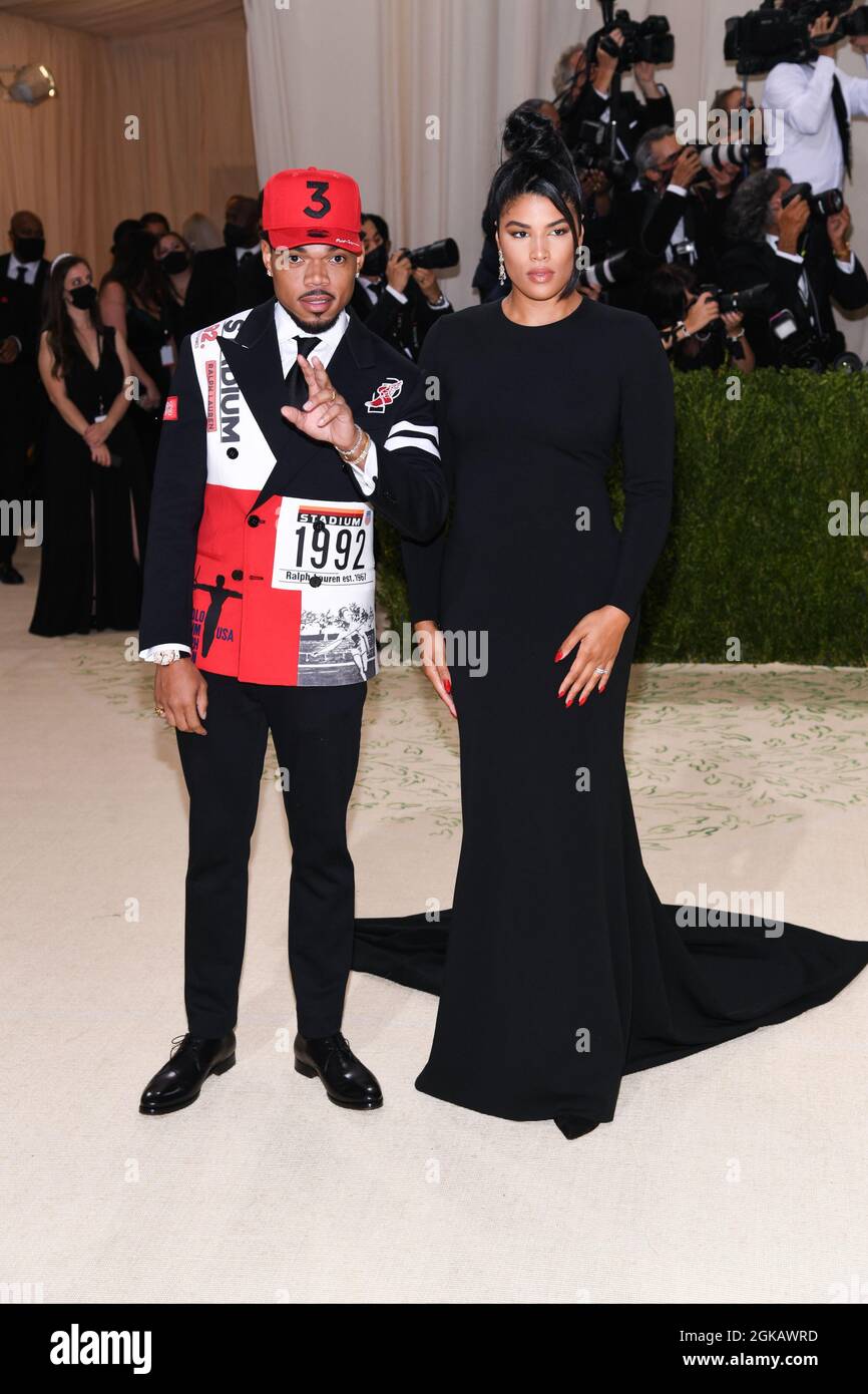 New York, USA. 13th Sep, 2021. Chance The Rapper and Kirsten Corley ...