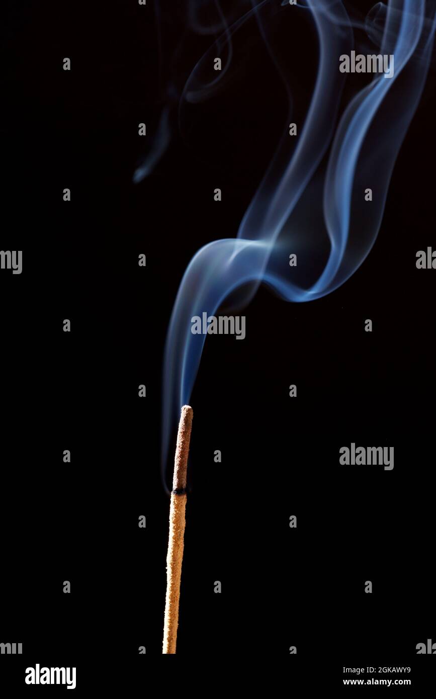 Smoke from an incense bar Stock Photo - Alamy