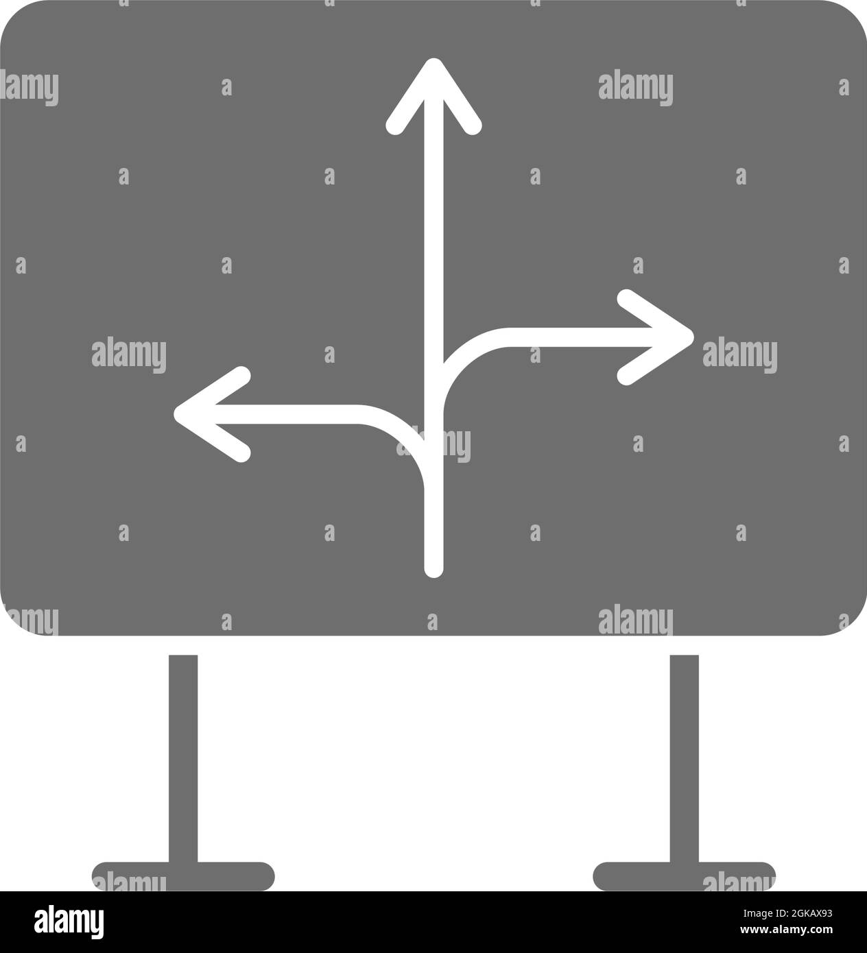 West cross route Stock Vector Images - Alamy