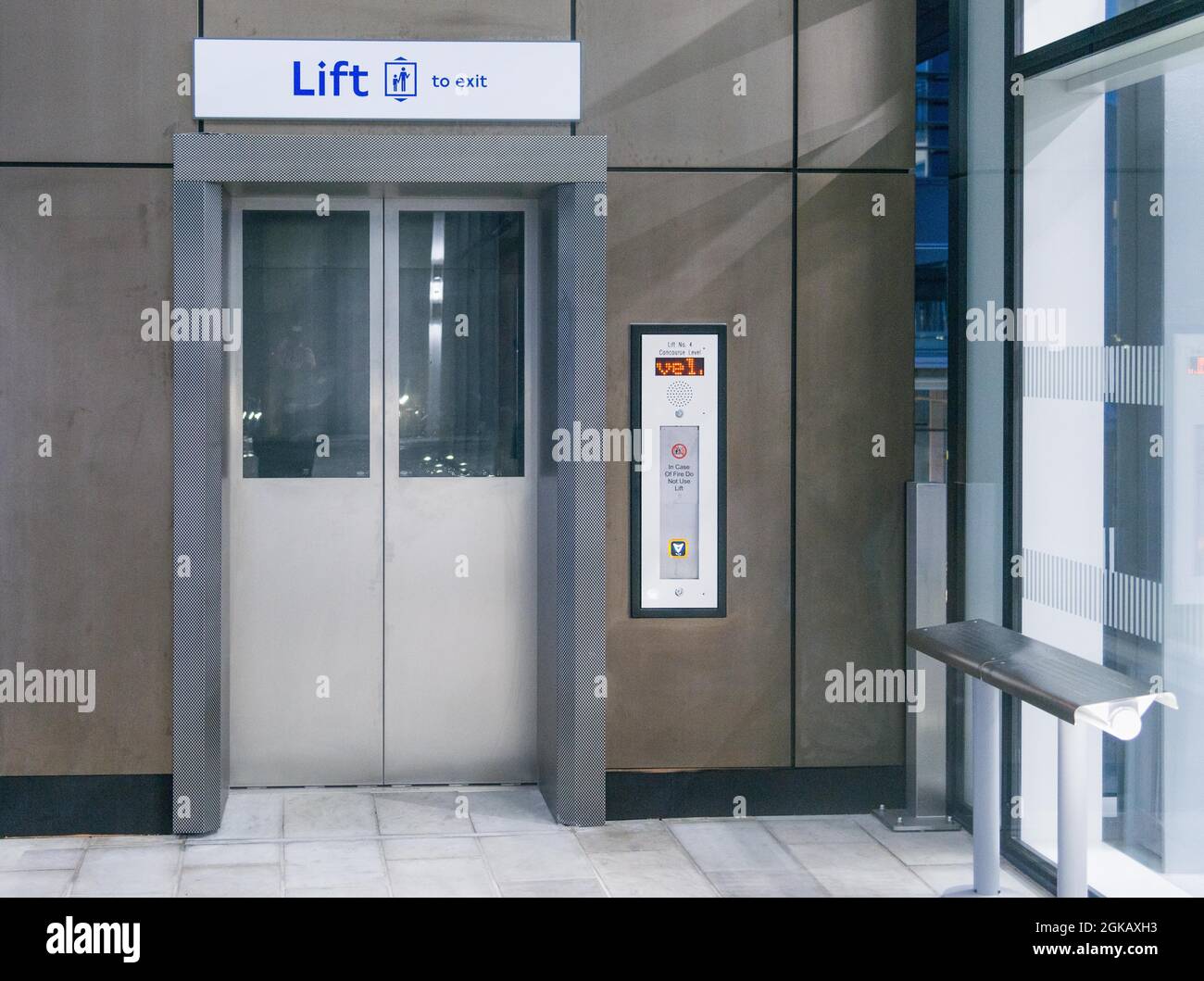 Hayes and Harlington new TFL Rail train station Stock Photo - Alamy
