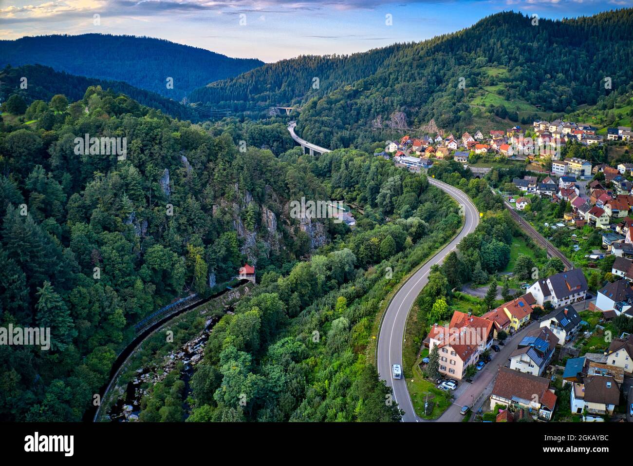 Forbach Schwarzwald Black Forest Germany Stock Photo - Alamy