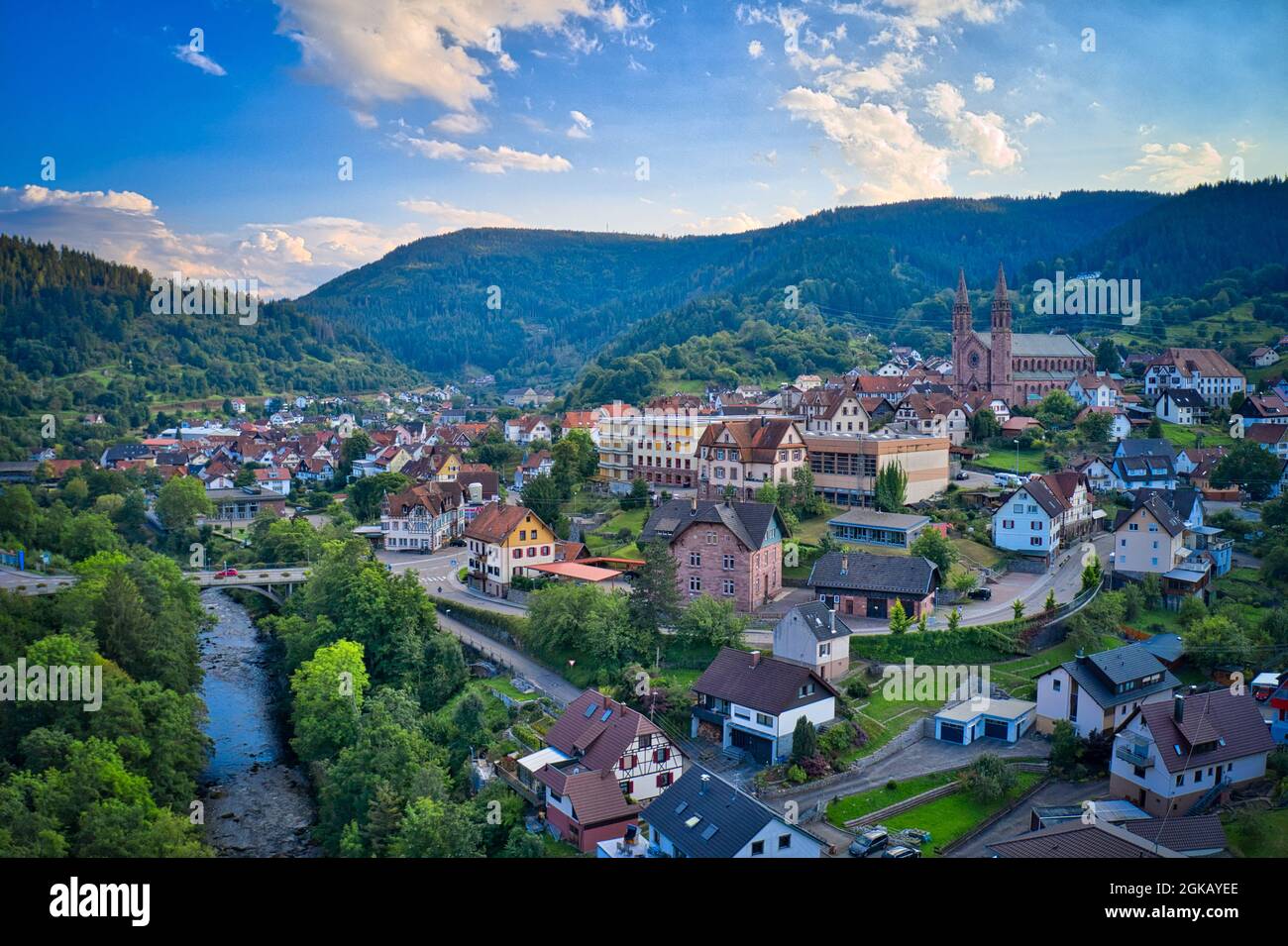 Forbach Schwarzwald Black Forest Germany Stock Photo - Alamy