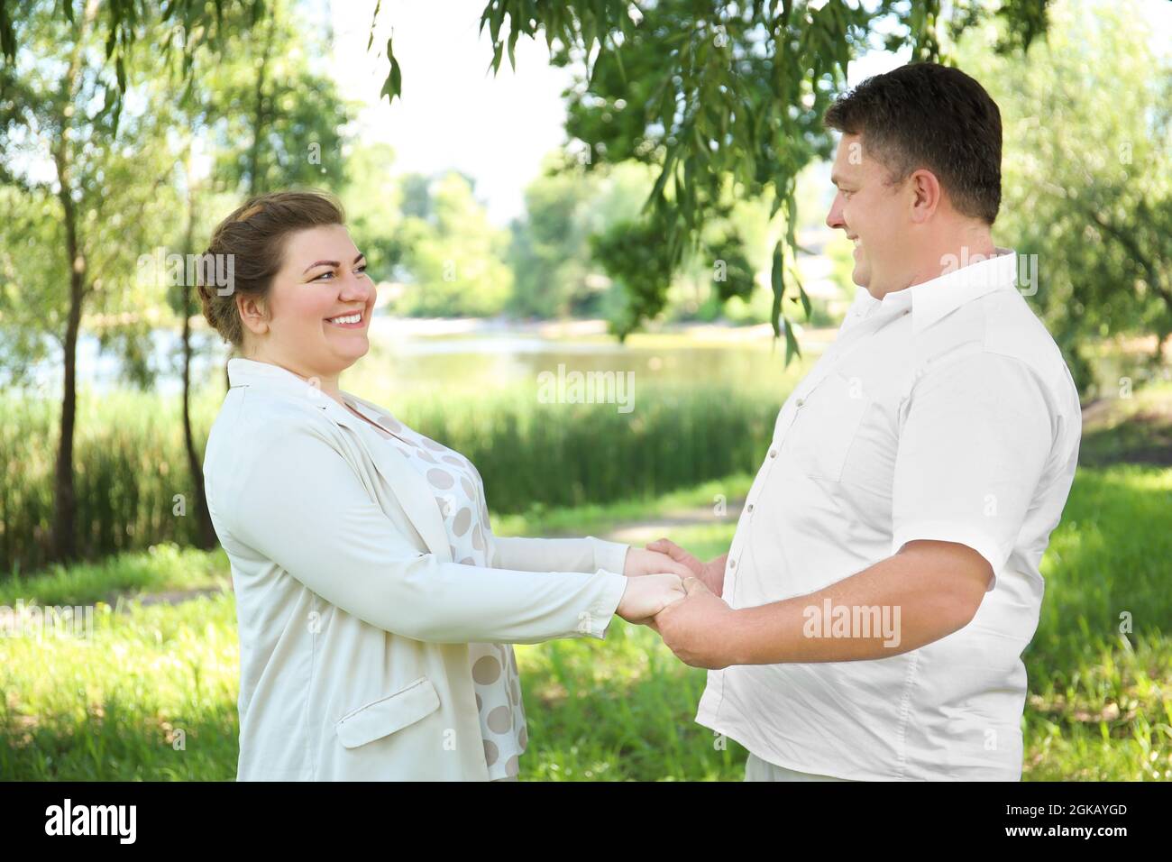 Overweight Family Walking High Resolution Stock Photography and Images ...