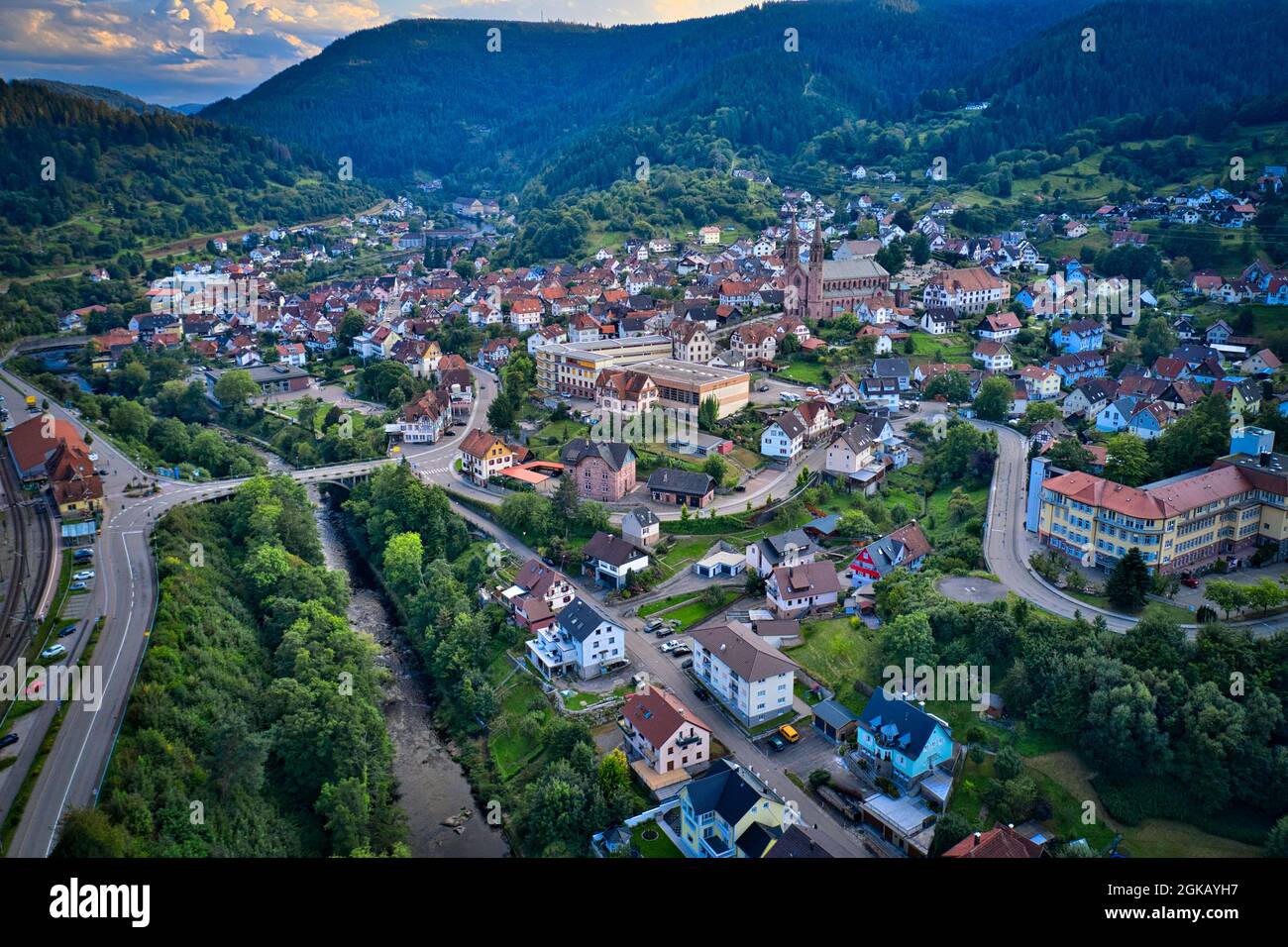 Forbach Schwarzwald Black Forest Germany Stock Photo - Alamy