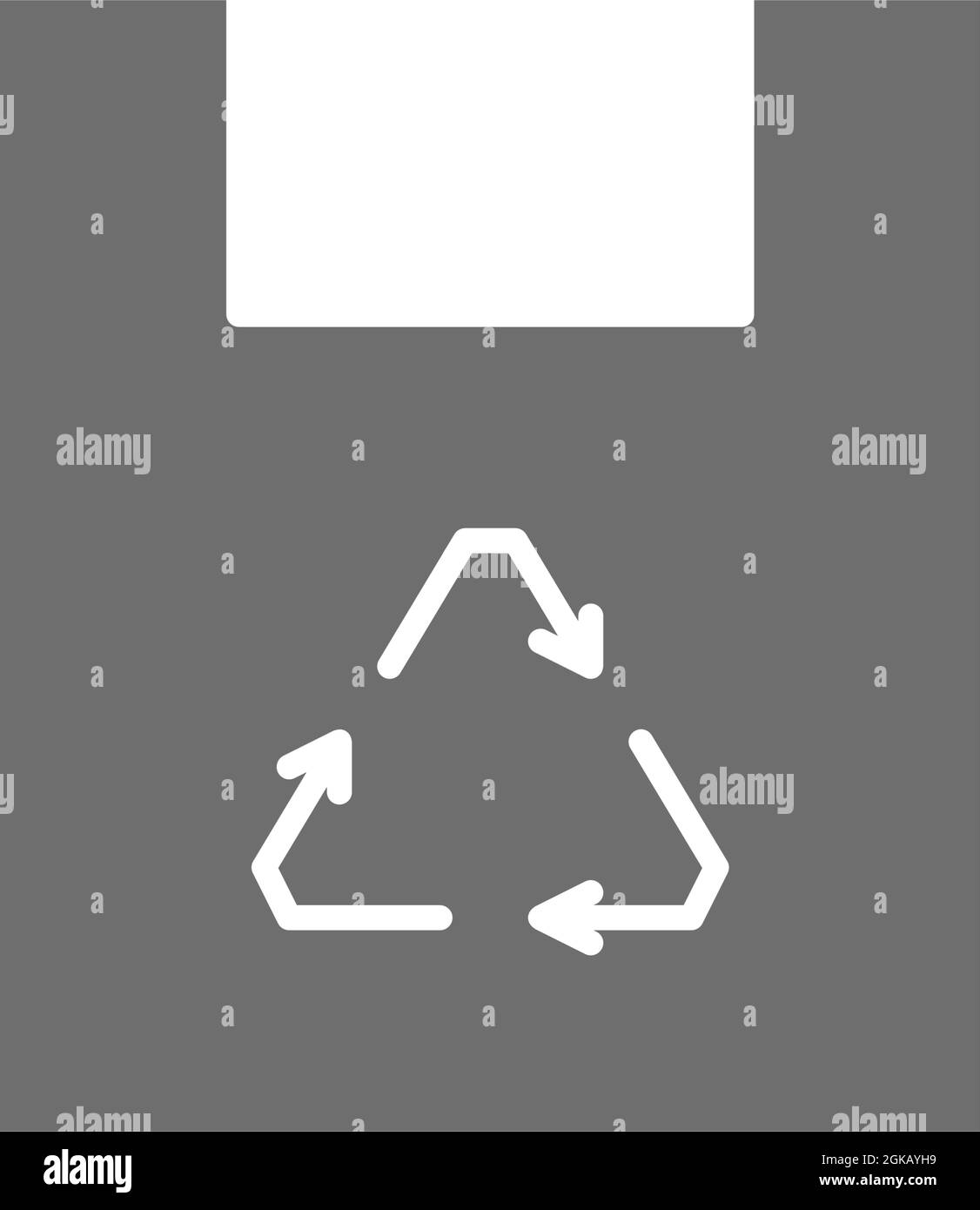 Plastic bag, waste recycling, trash grey icon Stock Vector Image & Art ...