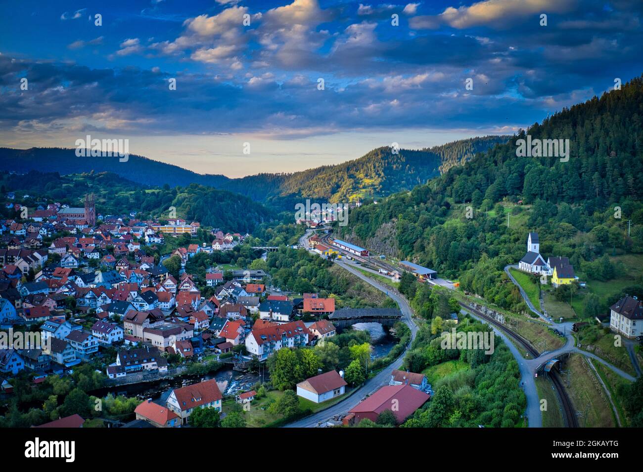 Forbach Schwarzwald Black Forest Germany Stock Photo - Alamy