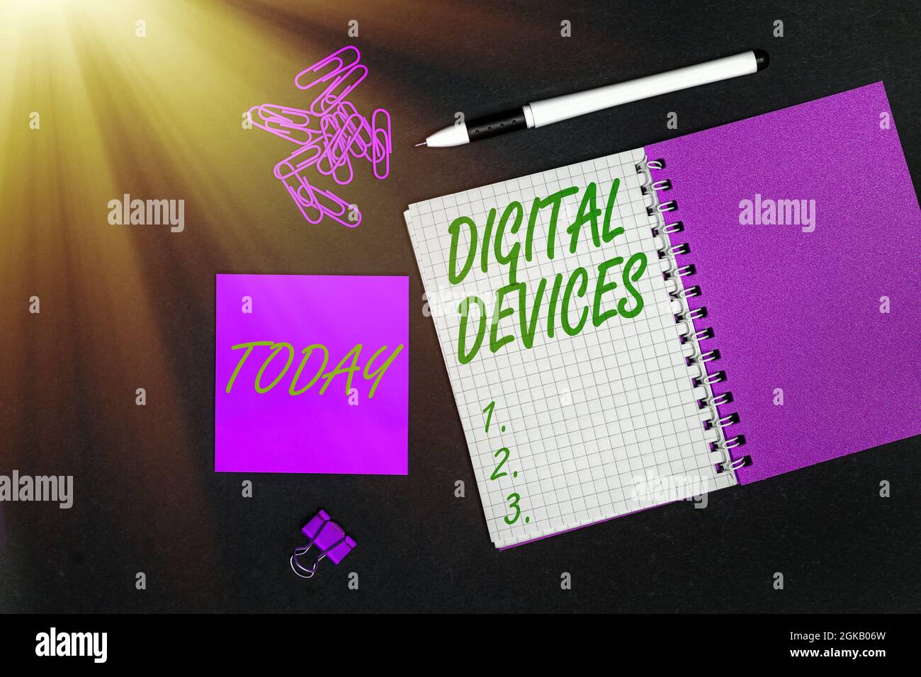 Sign displaying Digital Devices. Concept meaning physical unit of ...
