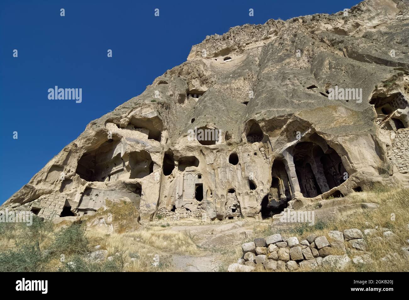 Cave church rock cappadocia turkey ihlara valley yaprakhisar hi-res ...