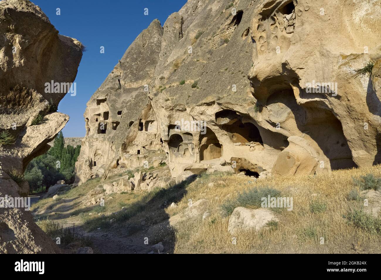 Cave church rock cappadocia turkey ihlara valley yaprakhisar hi-res ...
