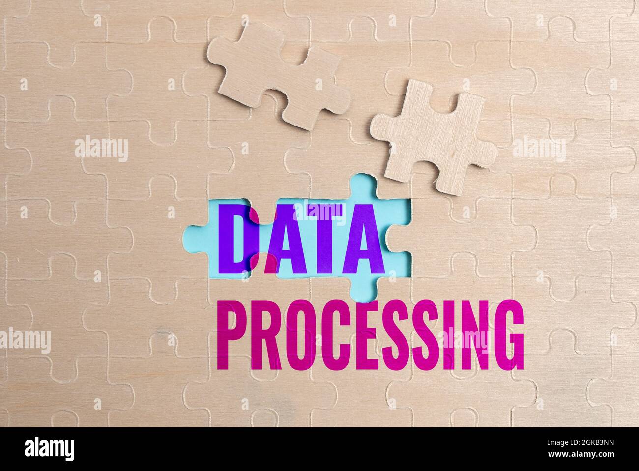 Sign Displaying Data Processing Concept Meaning Collection And Manipulation Of Items Of Data To