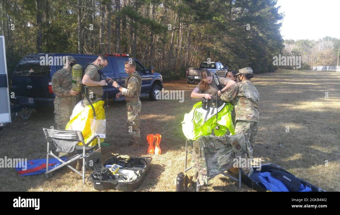 On 06 Jan 21, the 628 CES Emergency Management team at JB Charleston ...