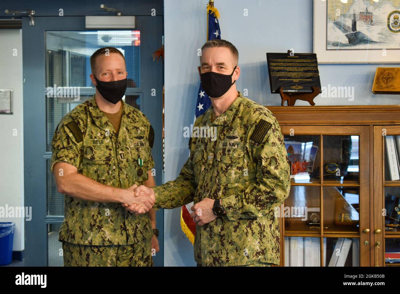 Capt. Steven W. Antcliff, Commanding Officer of the Naval Submarine ...