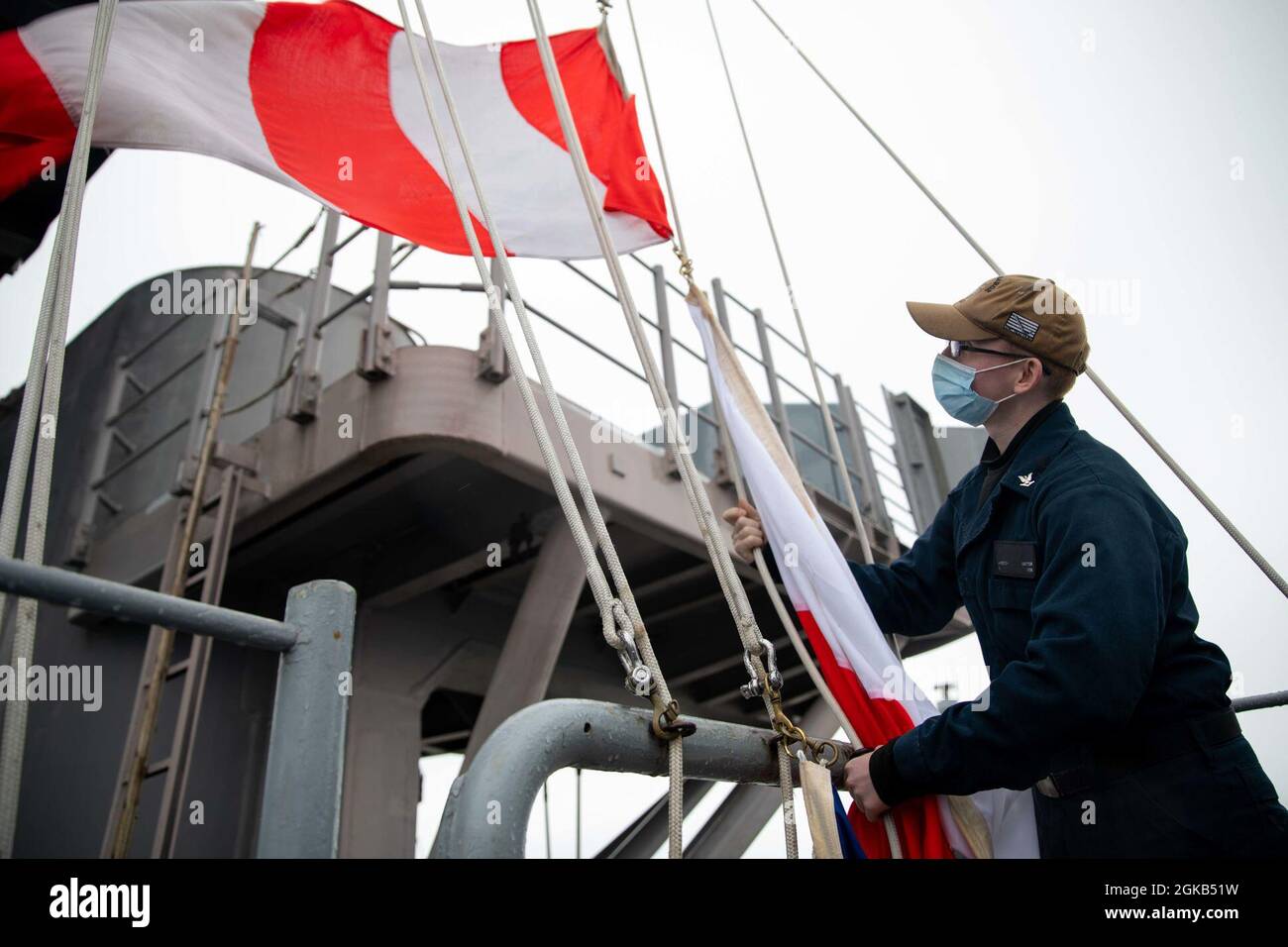 210301-N-EG940-1040 NORFOLK (March 1, 2021) Quartermaster 3rd Class ...