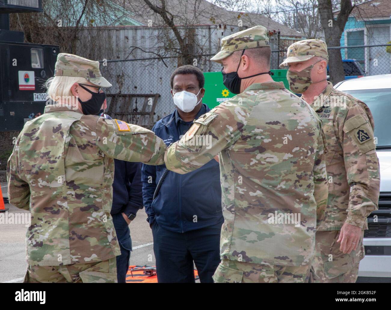 U.S. Army Maj. Gen. Jill K. Faris, left, Deputy Surgeon General for ...