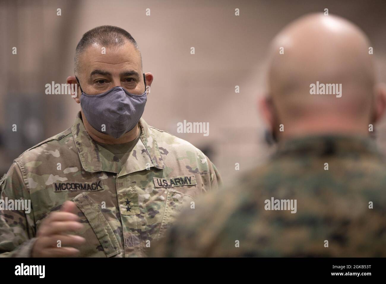 U.S. Army Maj. Gen. Mark McCormack, commanding general of the 28th ...