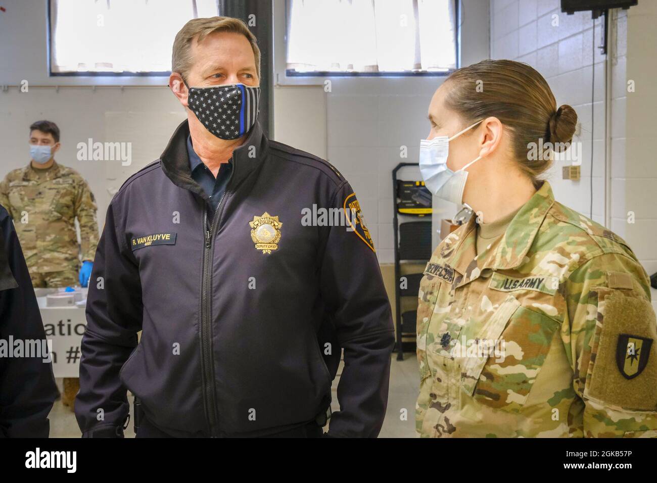 U.S. Army Lt. Col. Sally DelVecchio, a pulmonary critical care ...
