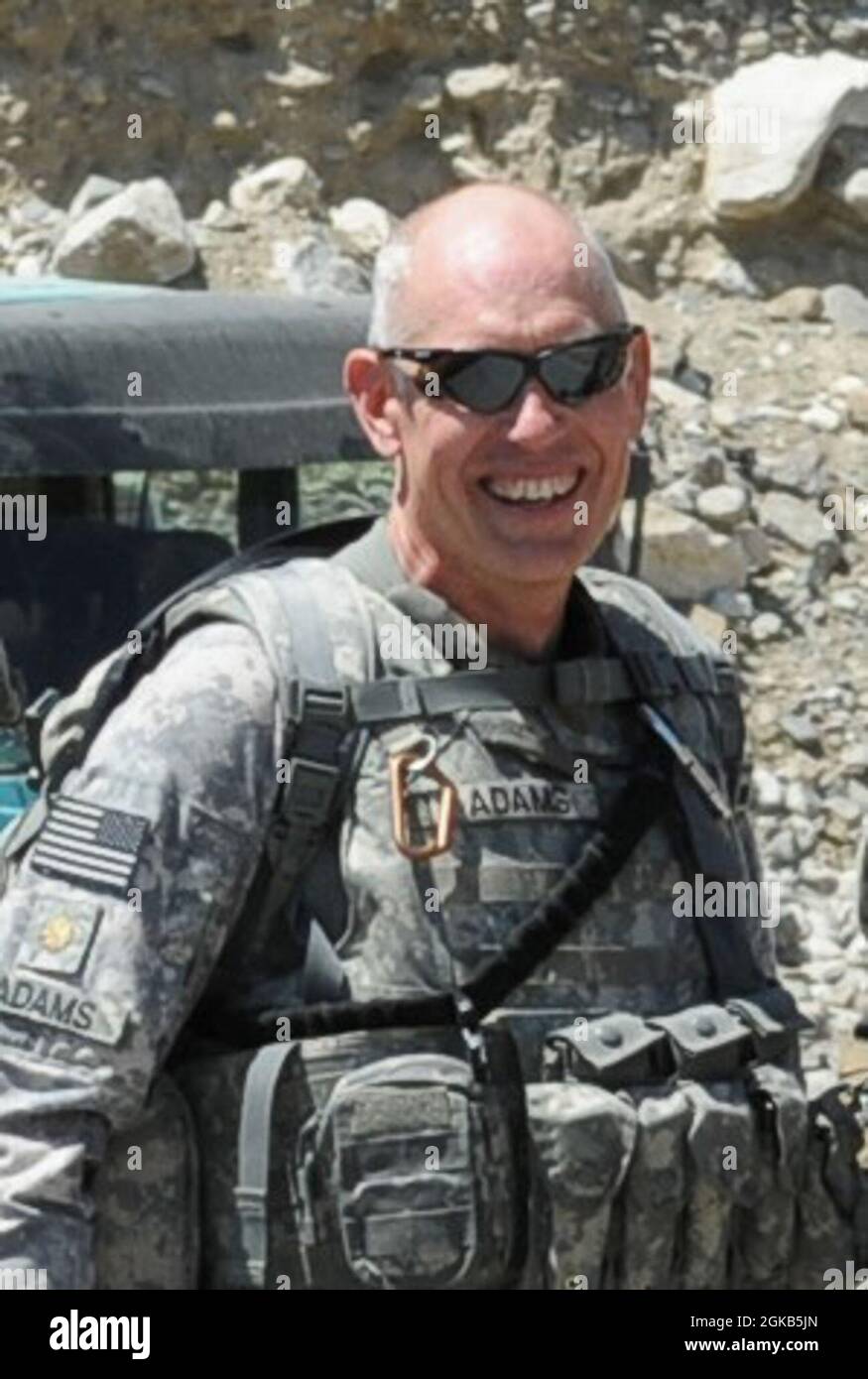 Col. Loren Adams during a deployment to Kunar province, Afghanistan in ...