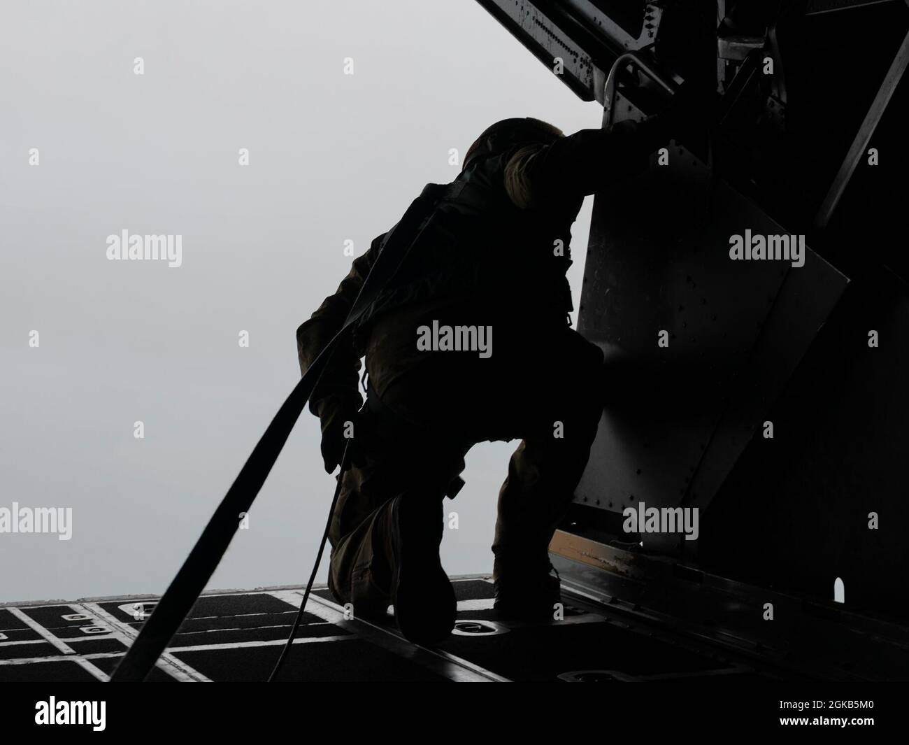 A U.S. Air Force Special Tactics operator jumpmaster, assigned to the ...