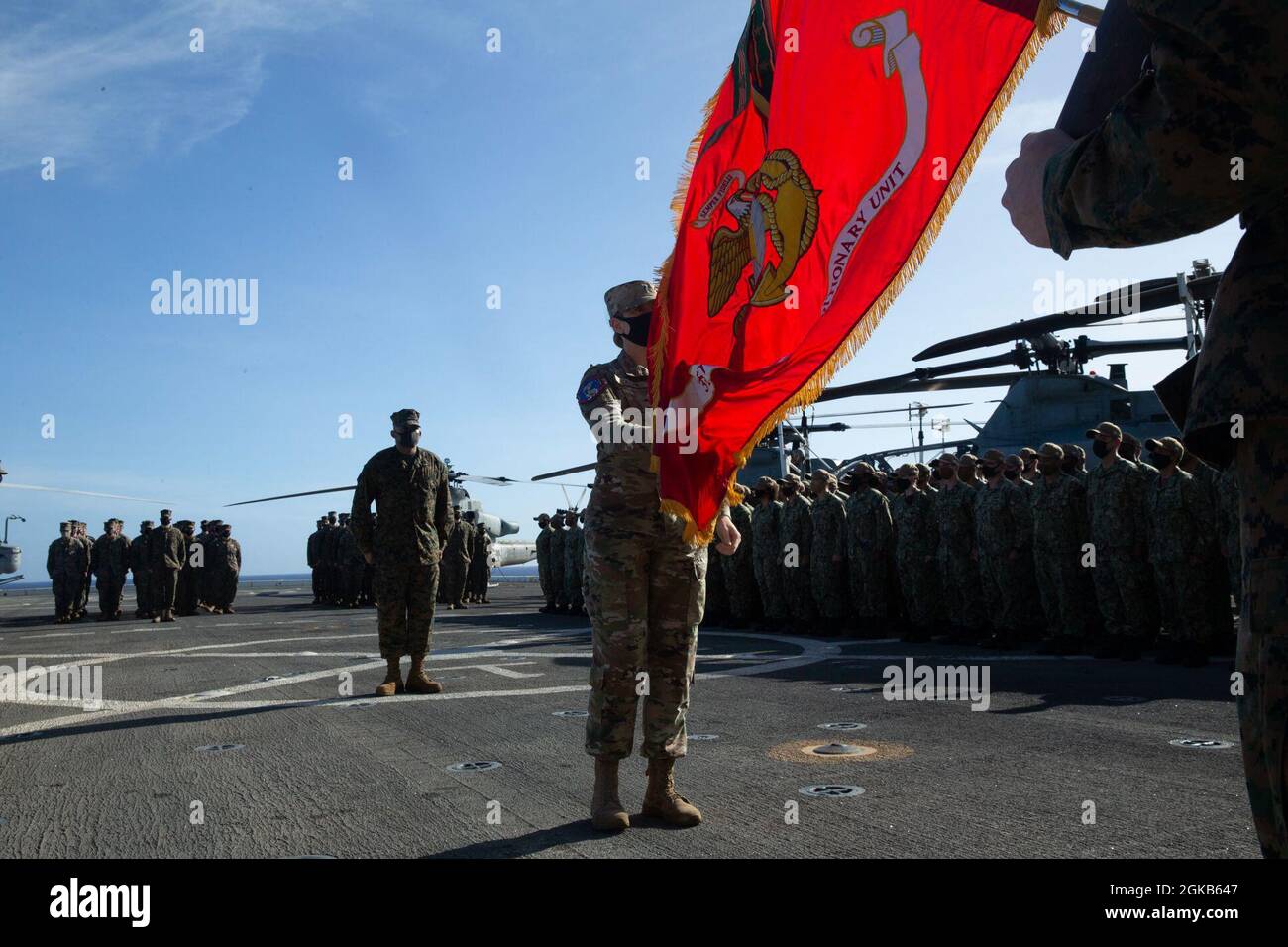 U.S. Space Force 1st Lt. Monica Callan, a space operations liaison ...