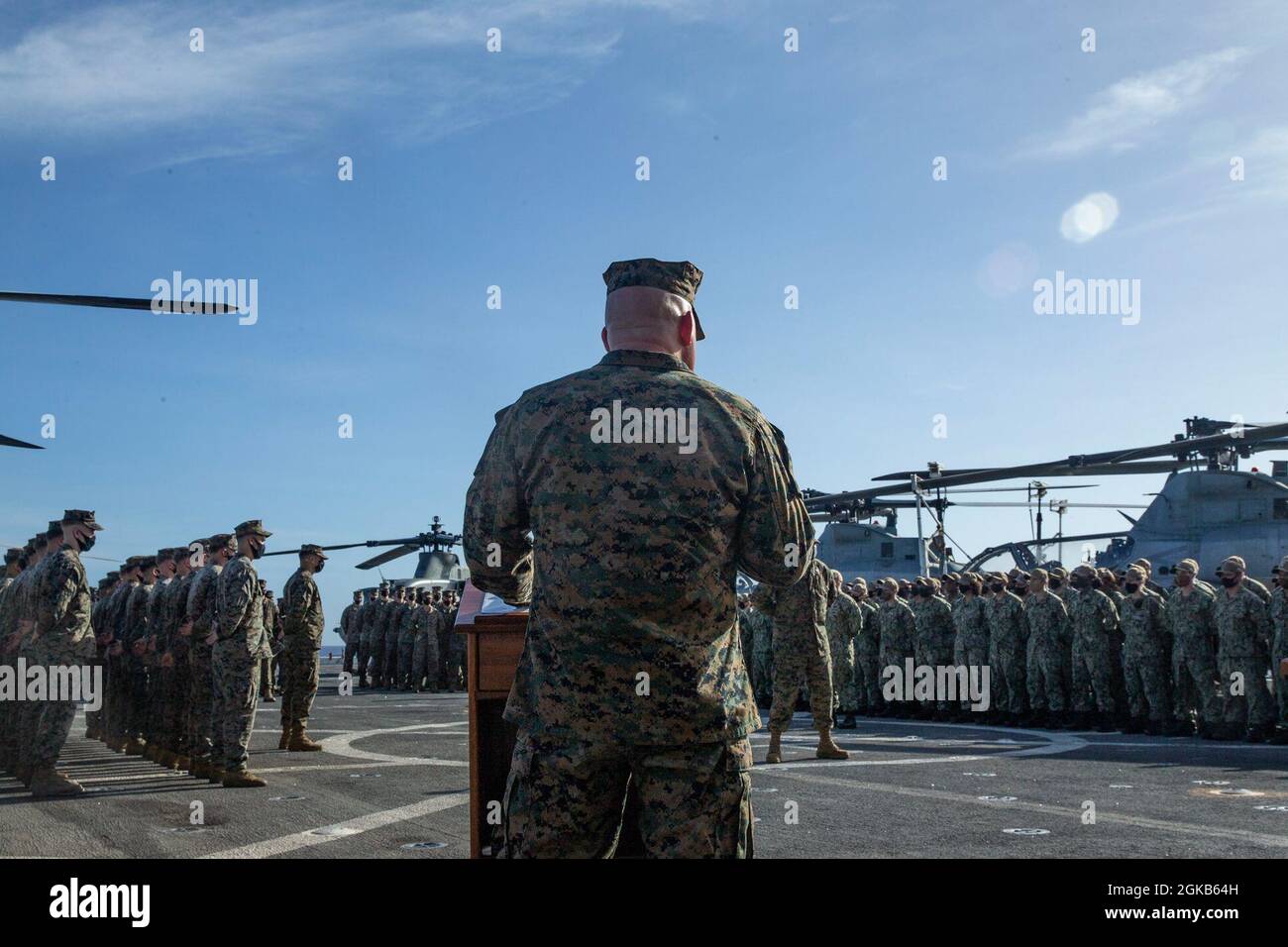 U.S. Marine Col. Michael Nakonieczny, 31st Marine Expeditionary Unit ...
