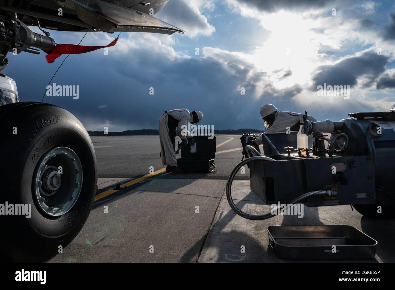 Airmen assigned to the 911th Aircraft Maintenance Squadron prepare to ...