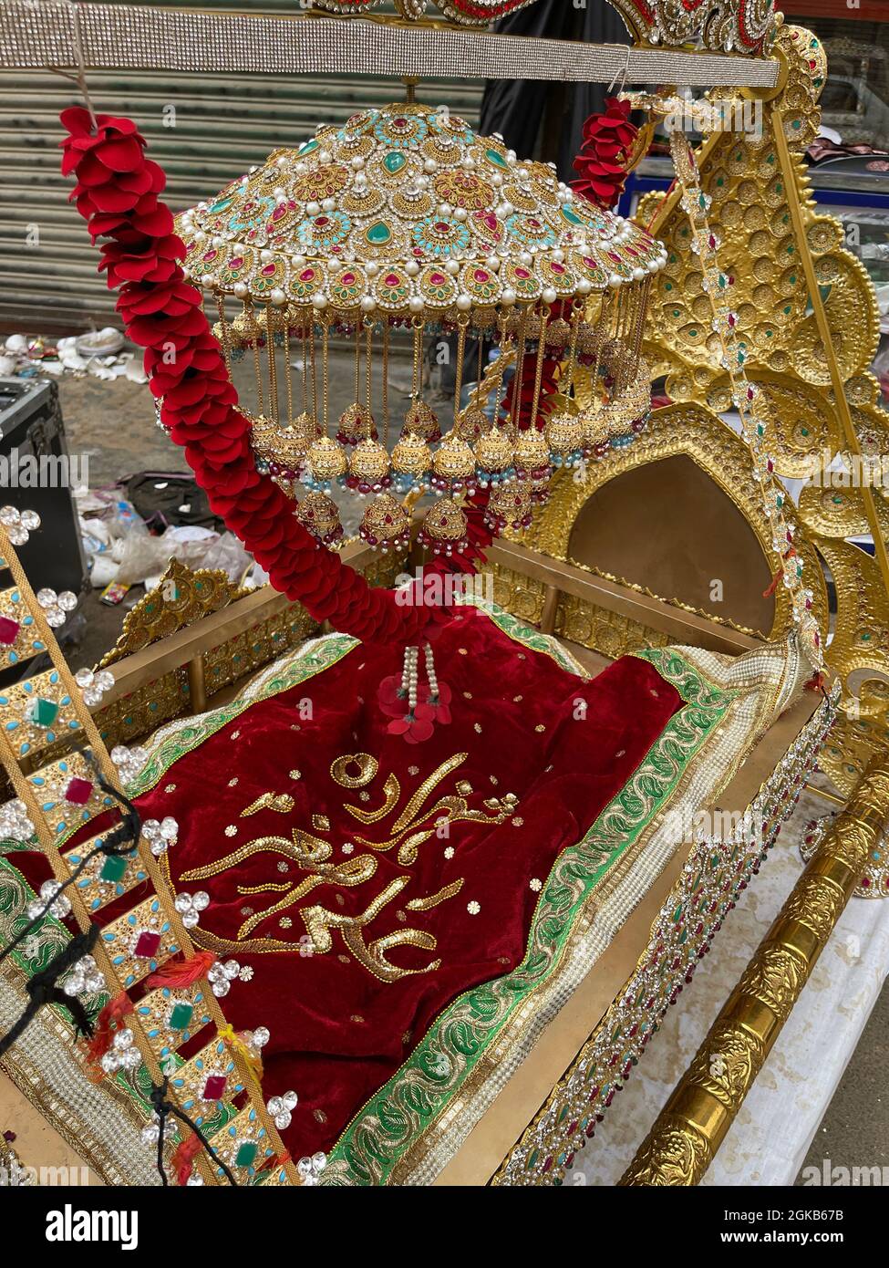 Devotees of Imam Hussain are holding mourning procession in connection ...