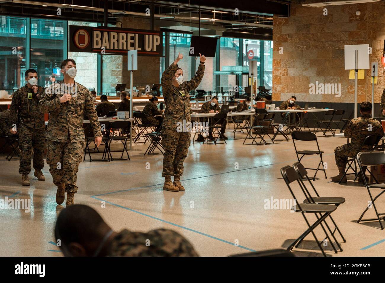 U.S. Navy Lt. Cmdr. Michelle Brown, a Medical Officer with 1st Marine ...