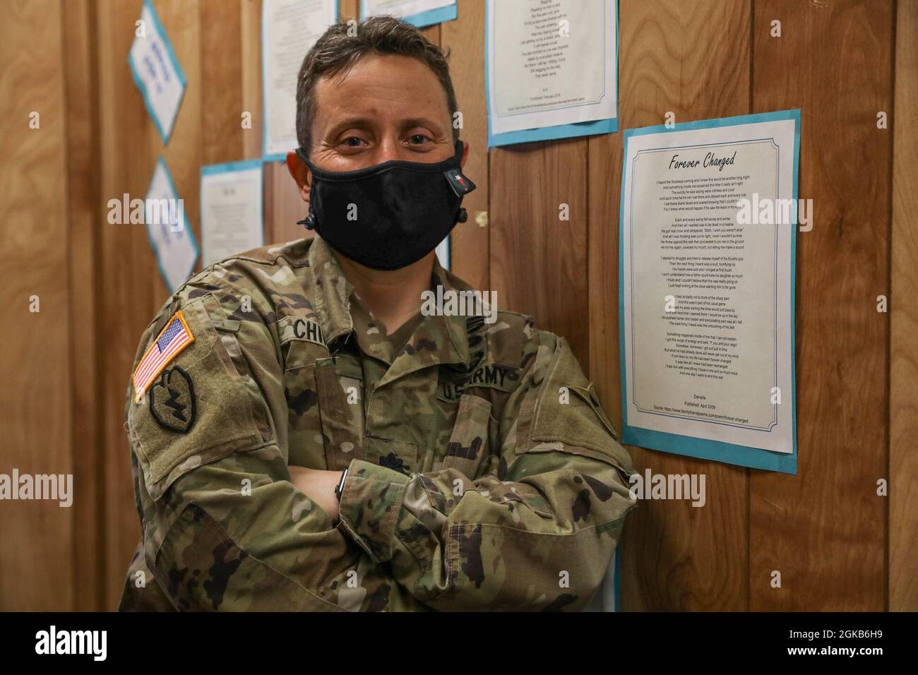 Lt. Col. Angie Chipman takes a break from S.W.A.T. training (Supporting ...