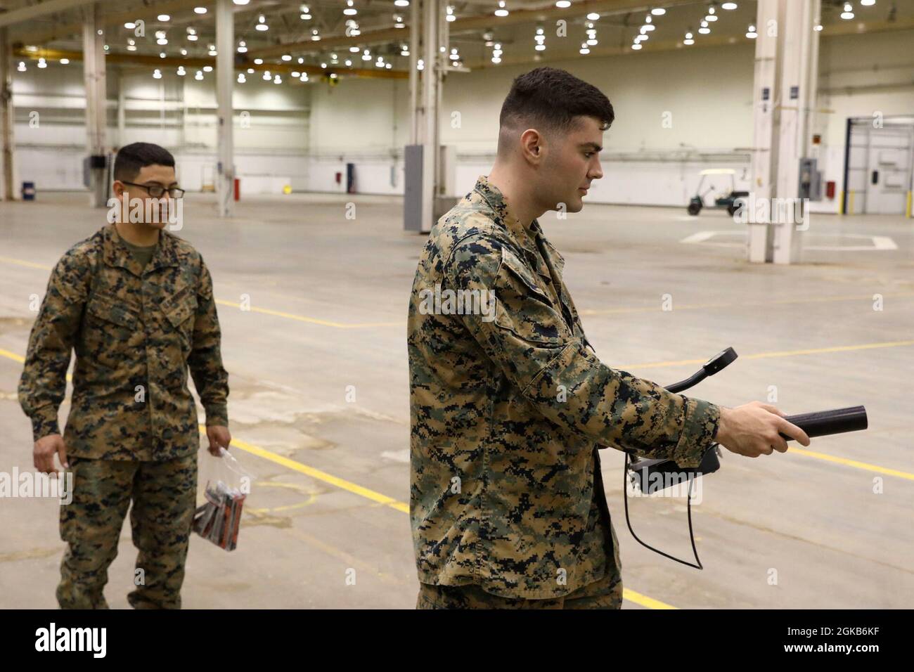 U.S. Marine Corps Lance Cpl. Sam Green, a Chemical, Biological ...