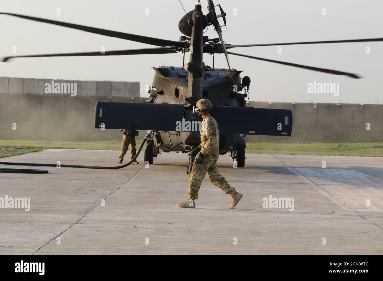 U.S. Army Spc. Devontae Wilson, fueler with Echo Company, 1-82nd Attack ...