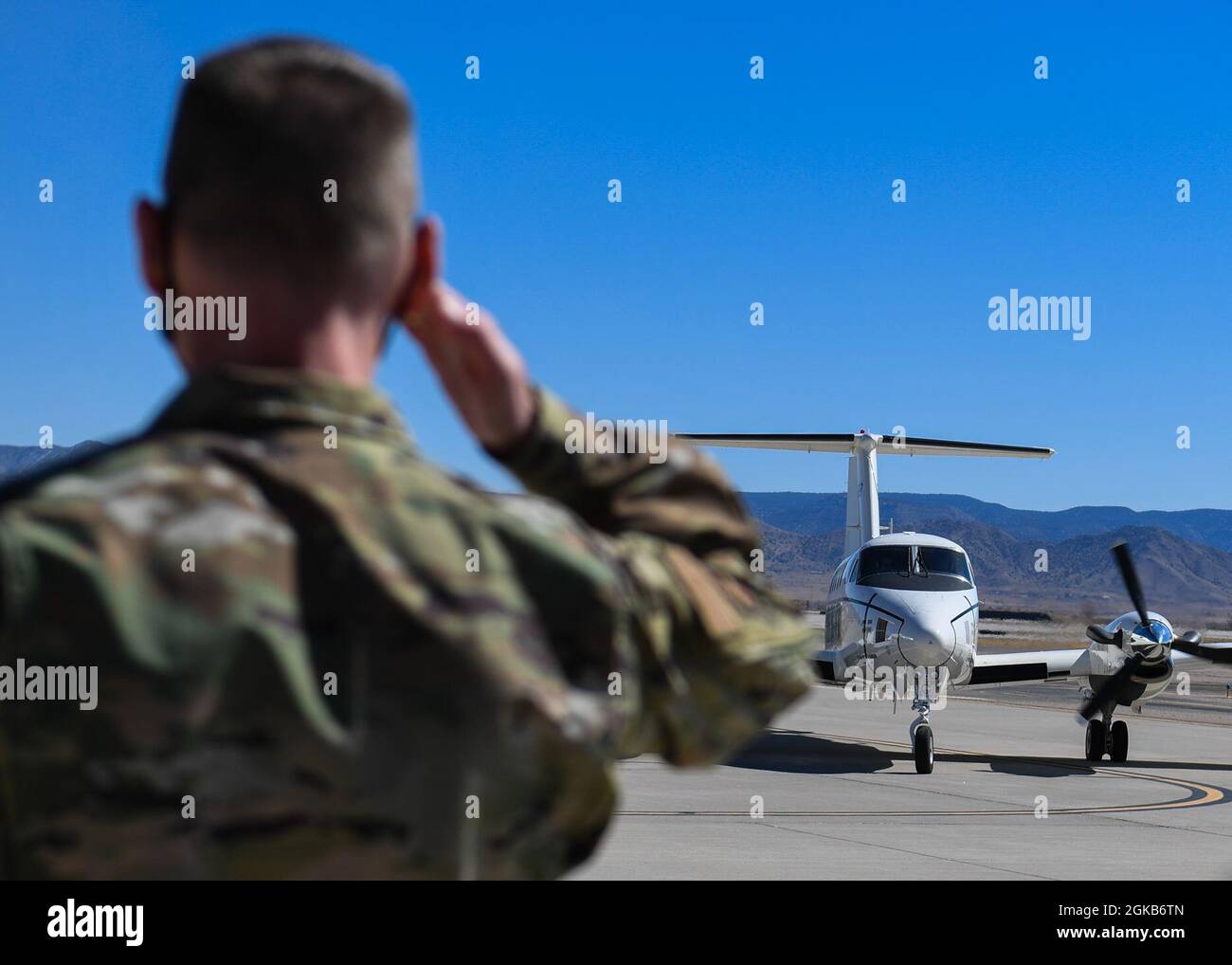 U.S. Air Force Col. David S. Miller, 377th Air Base Wing commander ...