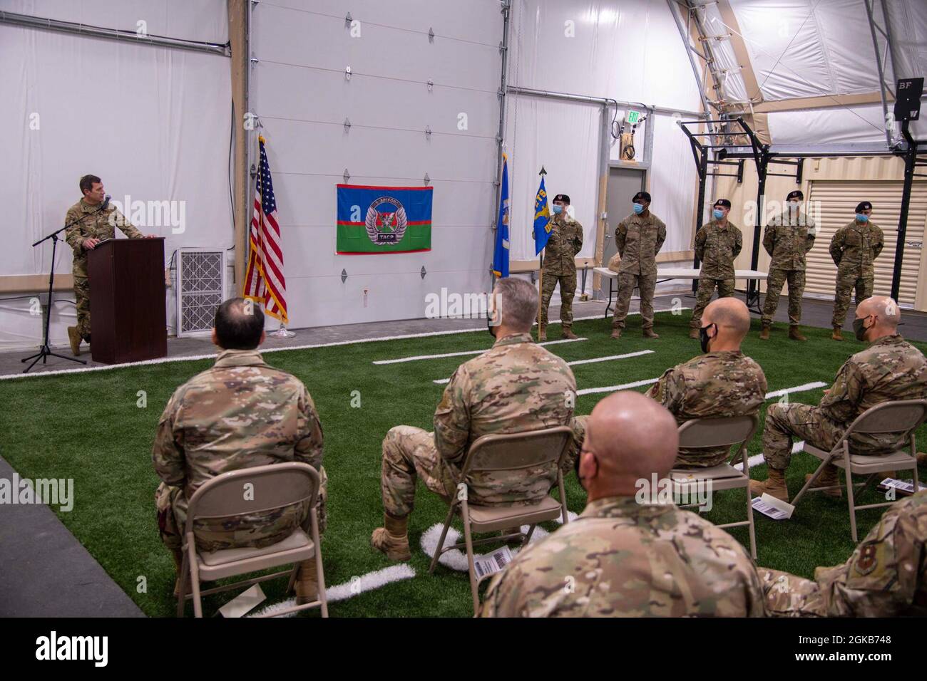 U.S. Air Force Col. John B. Gallemore, commander of the 57th Operations Group and Close Air ...