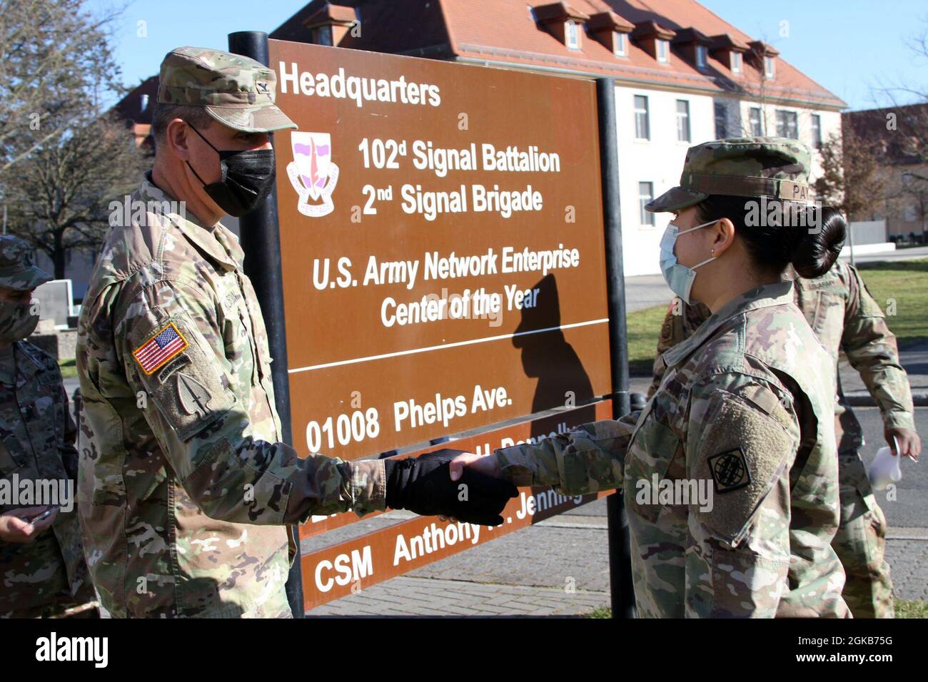 Colonel Michael R. Kaloostian, Commander, 2d Theater Signal Brigade ...