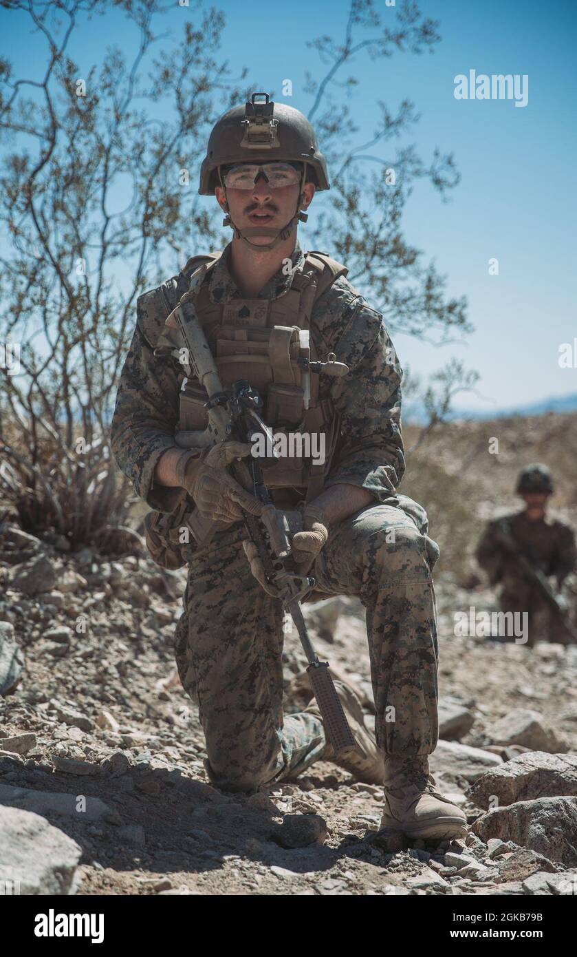 U.S. Marine Corps Sgt. Brecken Hackler, a squad leader with Alpha ...