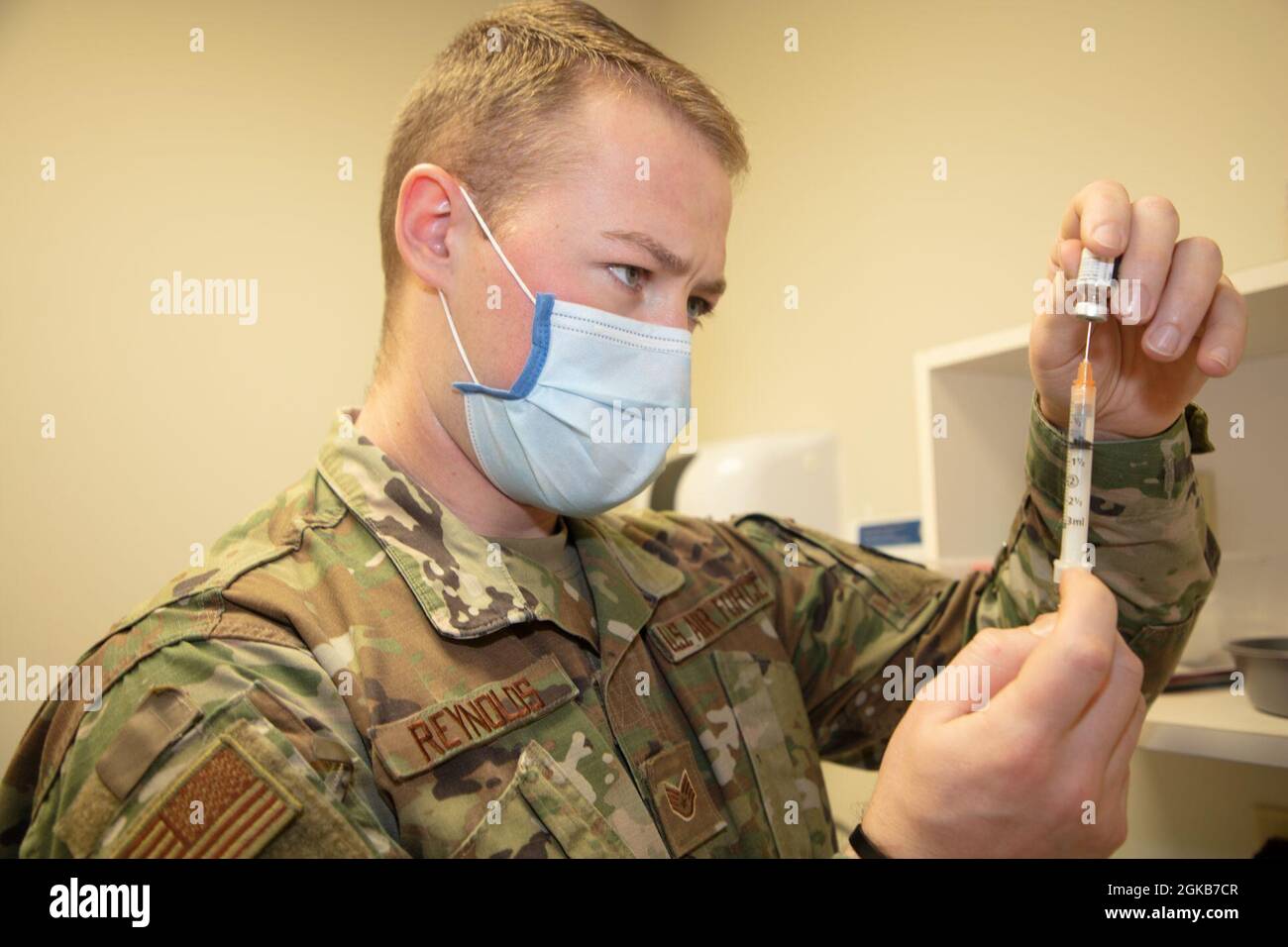 BOSTON -- Staff Sgt. Michael Reynolds, an aerospace technician with the ...