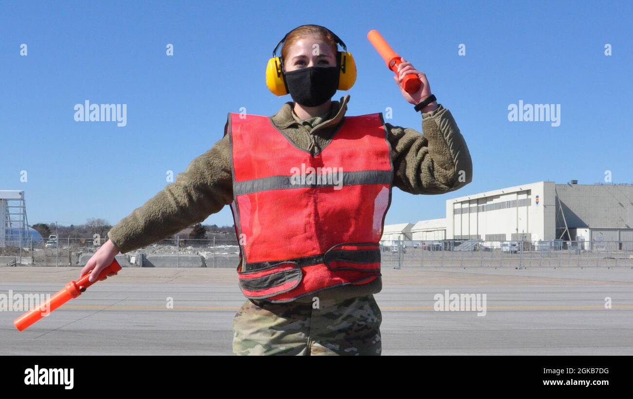 Female marshals aircraft hi-res stock photography and images - Alamy