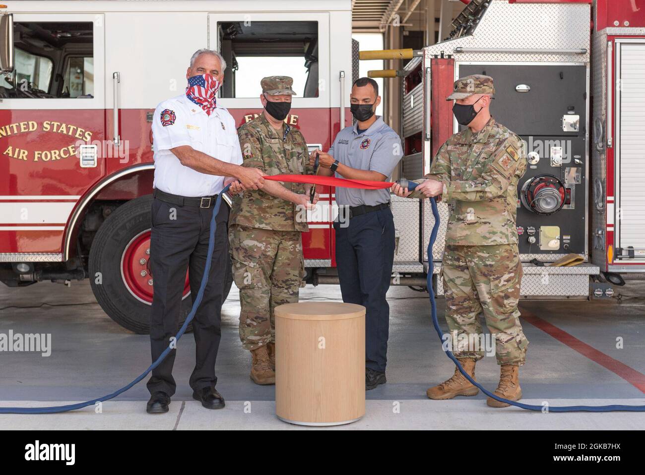 The 45th Space Wing hosts a ribbon cutting ceremony to commemorate the ...
