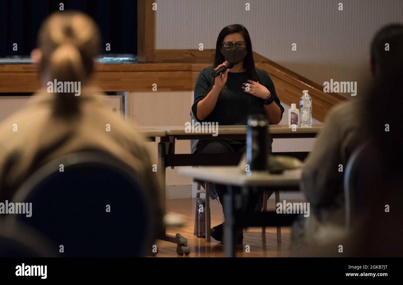 Crystal Chavez, the 35 Civil Engineering Squadron environmental chief ...