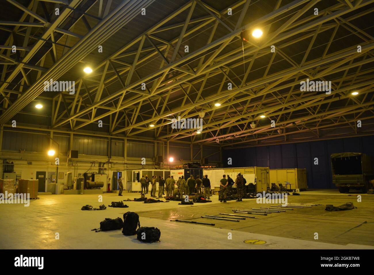 CHIÈVRES, Belgium – Members of the Belgian Special Forces Group conduct ...