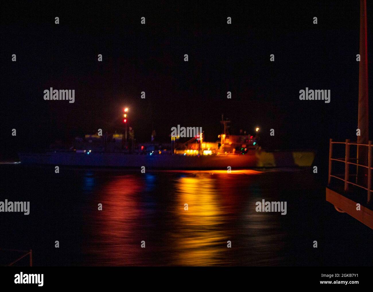 210301-N-NQ285-1533 ATLANTIC OCEAN (March 1, 2021) The Supply-class ...