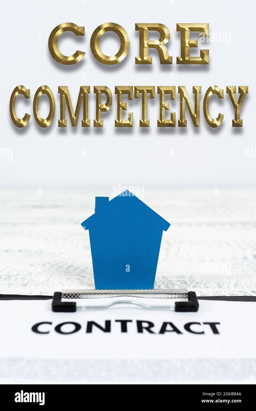 Conceptual display Core Competency. Word Written on harmonized ...