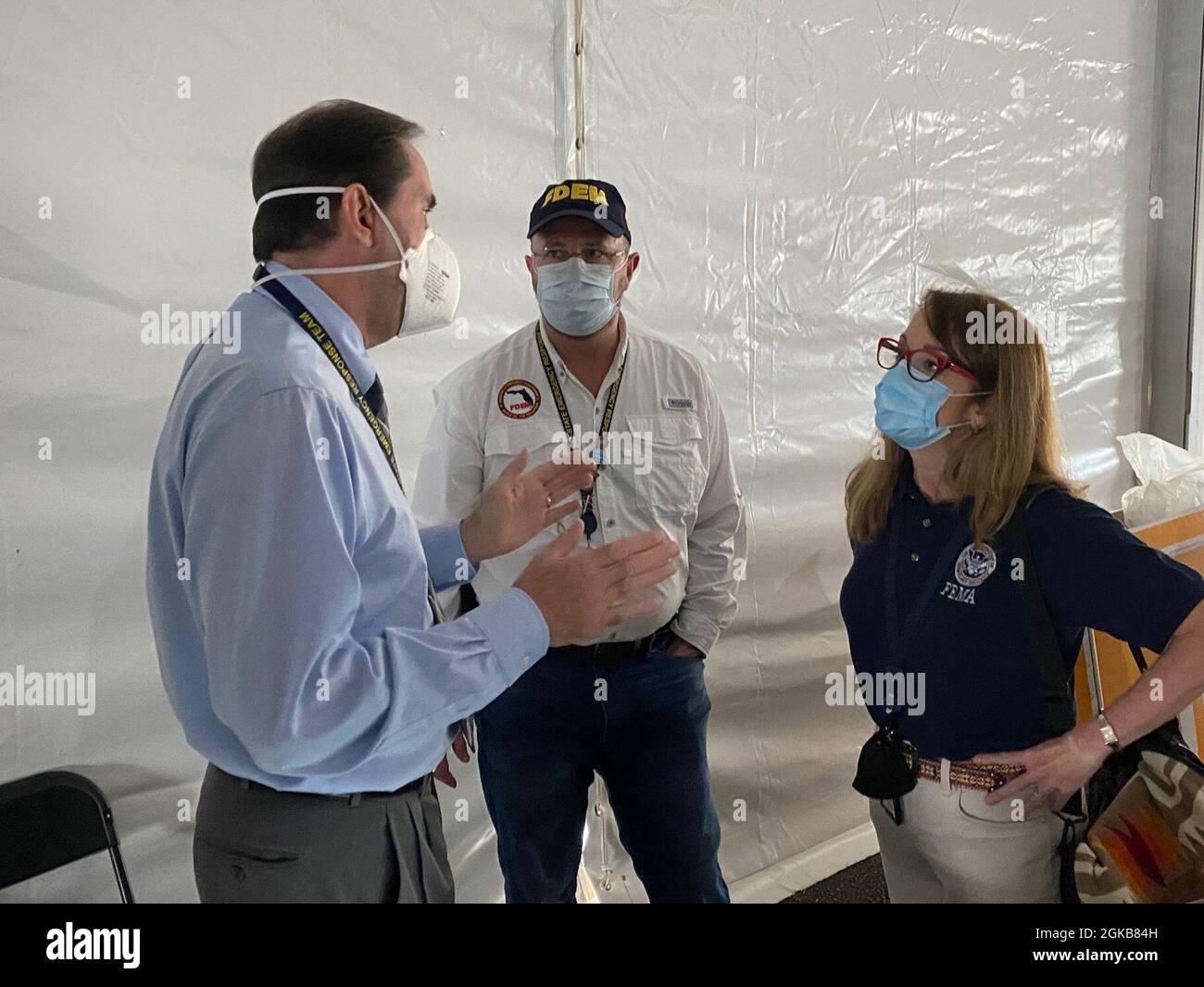 Miami, FL (March 2, 2021) - A member of the Florida Department of ...